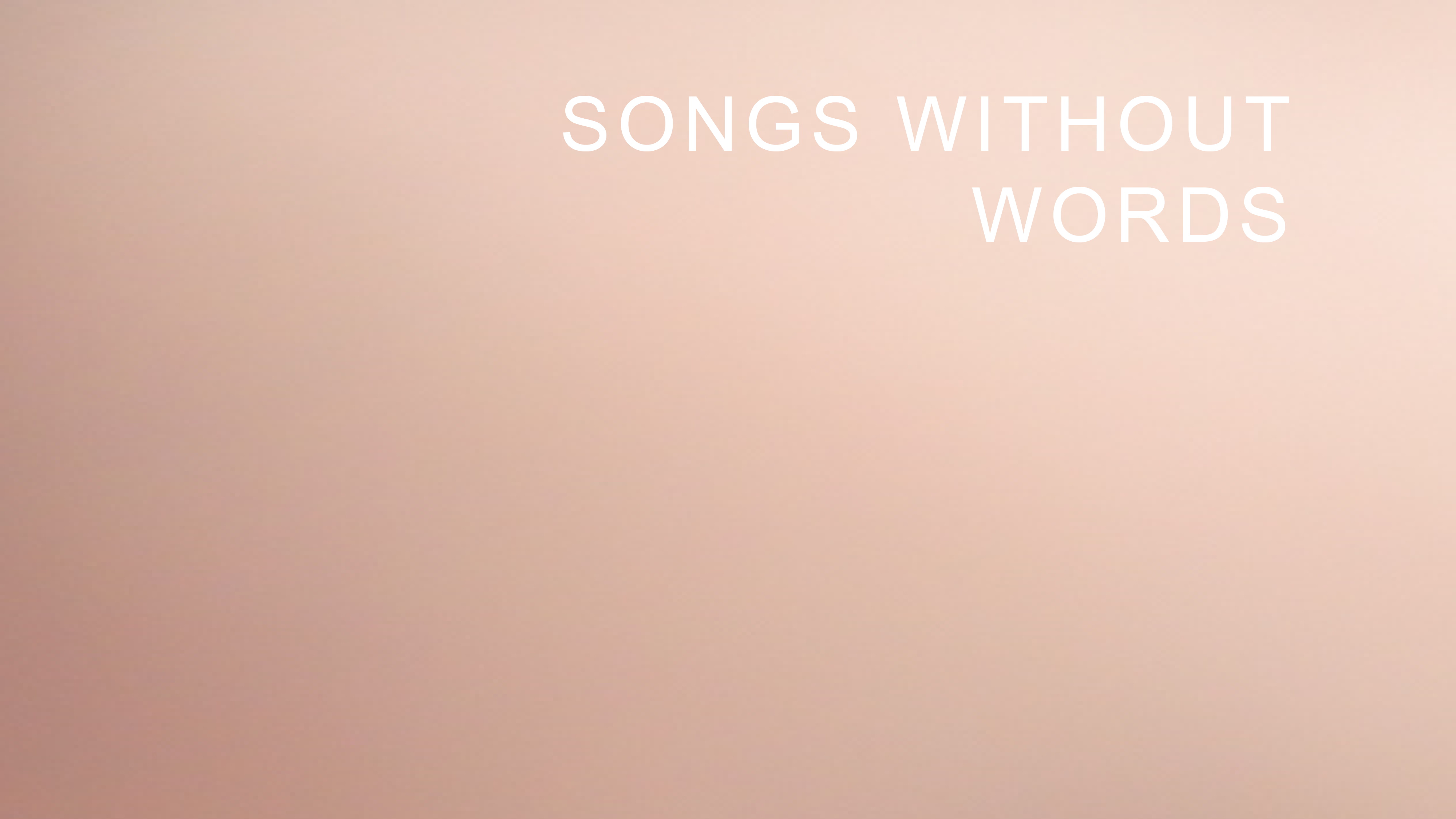 SONGS WITHOUT WORDS (2006) – VICTORIA KELLY